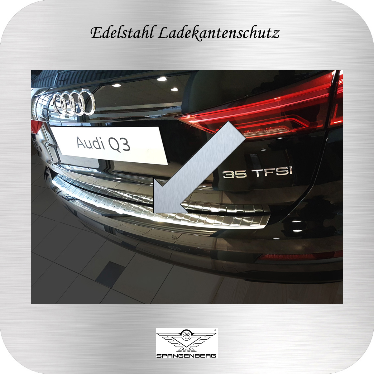 Ladekantenschutz Edelstahl Audi Q3 SUV Typ F3 ab Baujahr 09.2018- 3235331